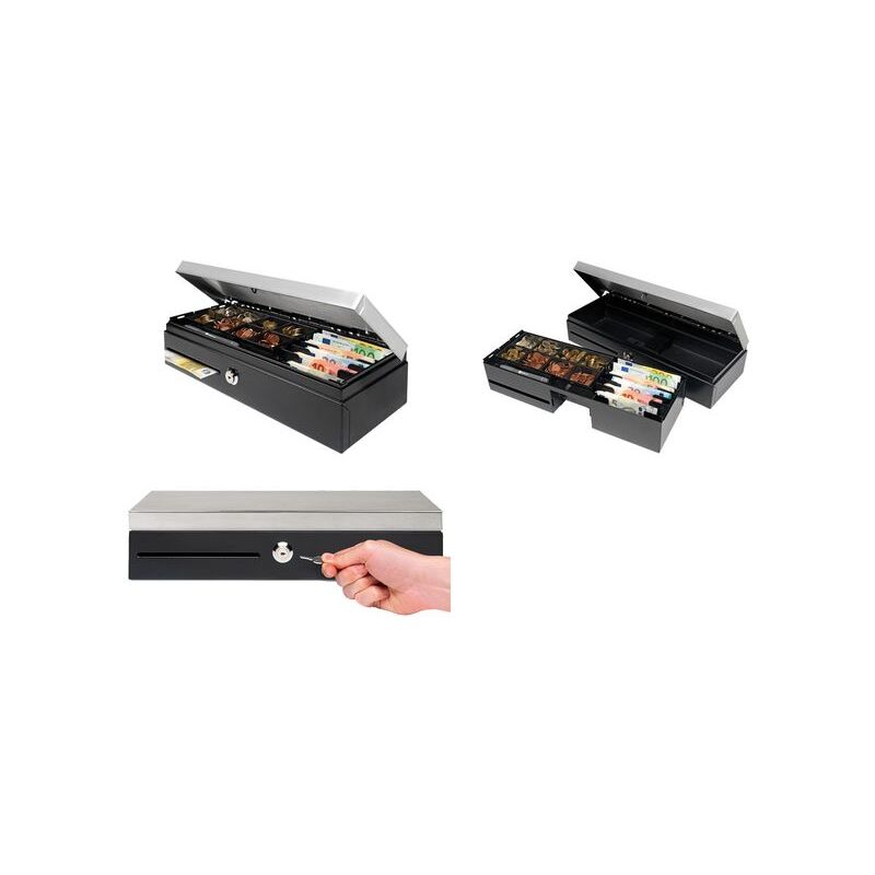 Safescan Kassenlade Hd 4617c Heavy Duty Flip Top Schwarz 121 0567